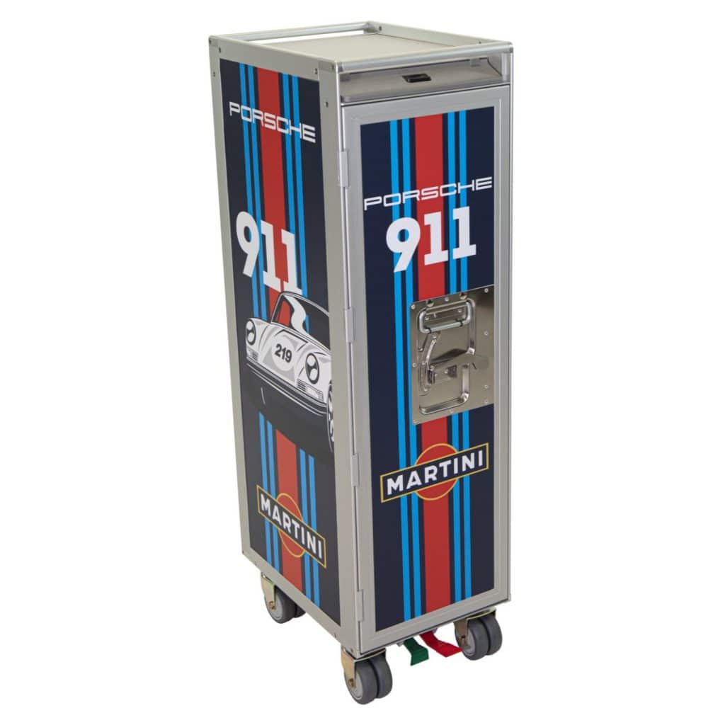 New halfsize “Porsche 911 Martini” airplane trolley - Trap Trading